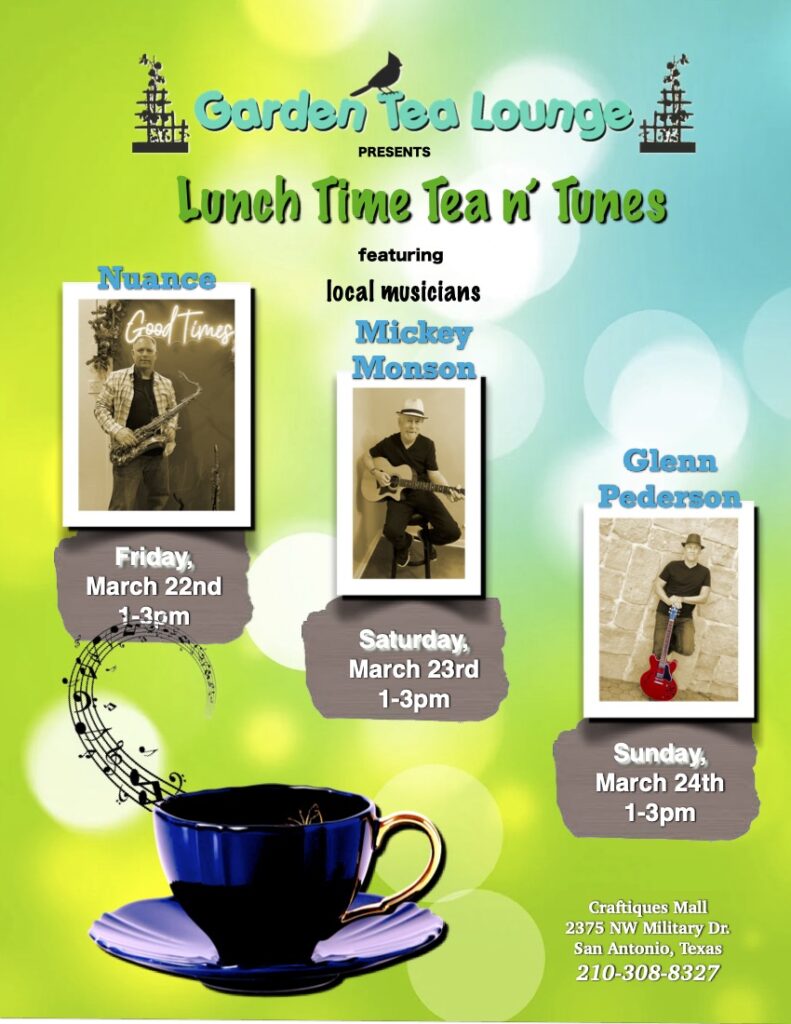Lunch Time Tea n' Tunes - Craftiques Mall - San Antonio Vintage ...
